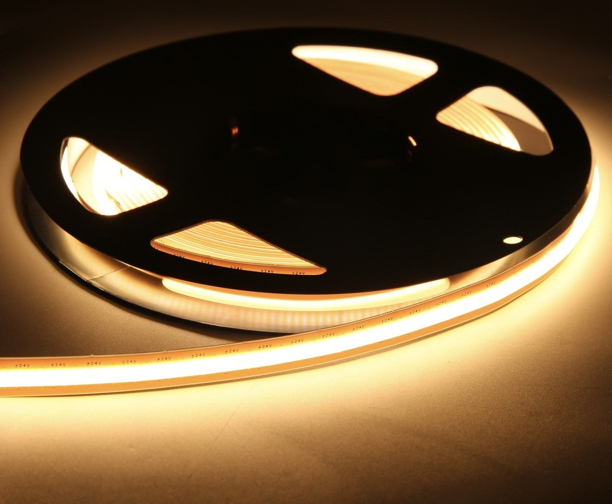 24v Dotless COB strip warm | cut anywhere | Leading24-COB-FC 10w/m ...