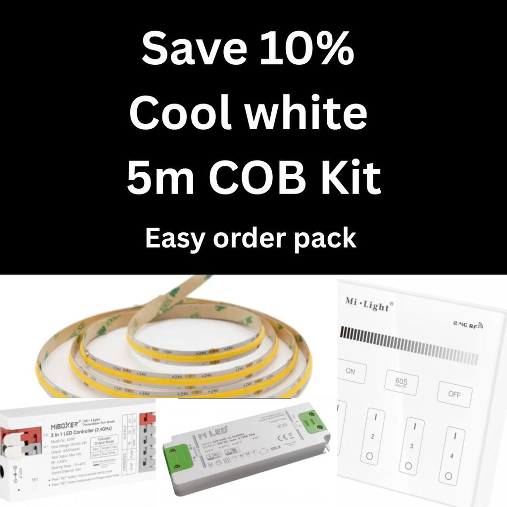 COB kit natural | Wireless wall controller | 5m